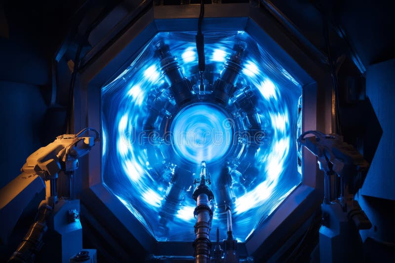 Massive Rotating Hexagonal Plasma Coils Stock Photos - Free & Royalty ...