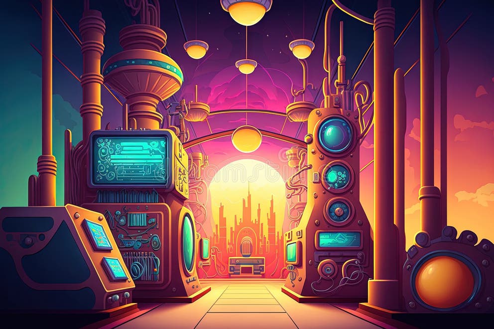 Sci-fi engineering stock illustration. Illustration of fantasy - 272581080