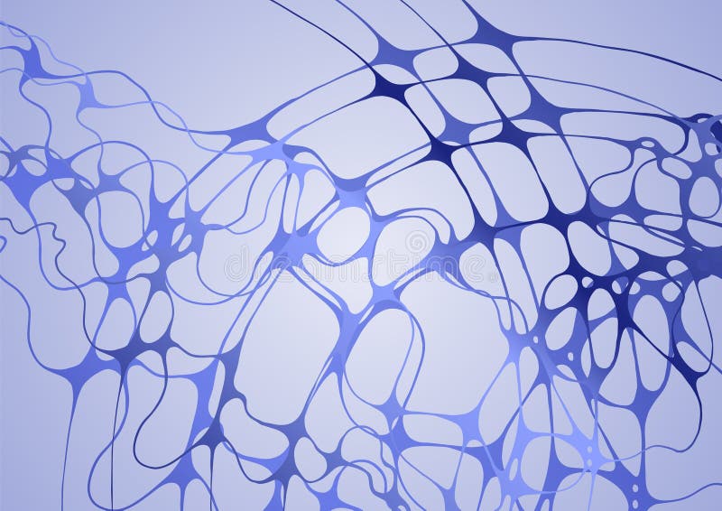 Sci-fi Future Science Theme. Cyberspace or Molecular Structure Concept ...