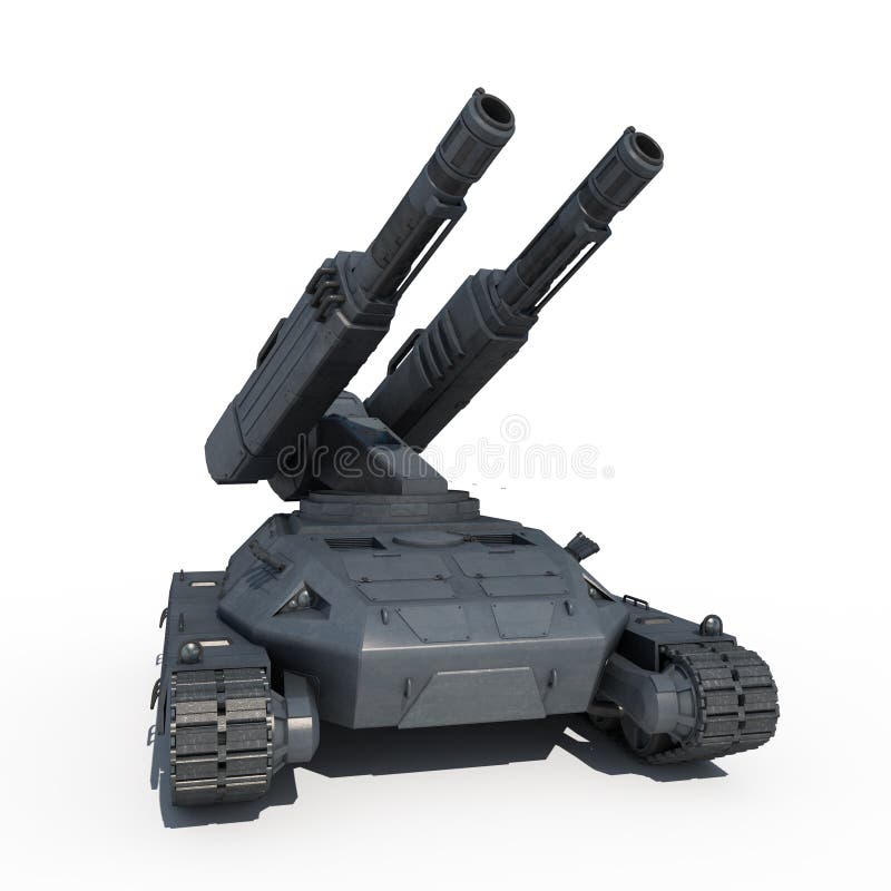 Sci fi future tank stock illustration. Illustration of hardware - 68333892