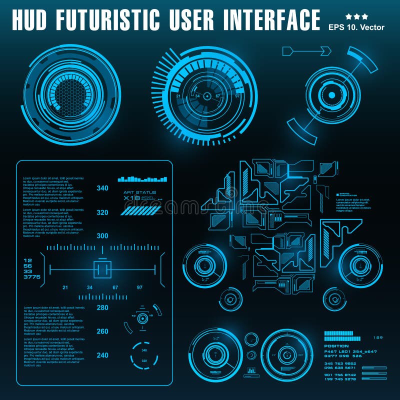 Sci-fi Futuristic Hud Dashboard Display Virtual Reality Technology ... Sci-fi Futuristic Hud Dashboard Display Virtual Reality Technology ...