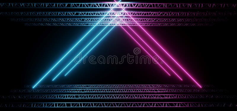 Sci-Fi Futuristic Retro Modern Metal Stage Structures with Empty Stock ... Sci-Fi Futuristic Retro Modern Metal Stage Structures with Empty Stock ...
