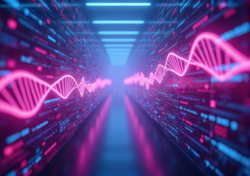 Sci-fi Graphic Design Data Visualization in a Futuristic World Stock ...