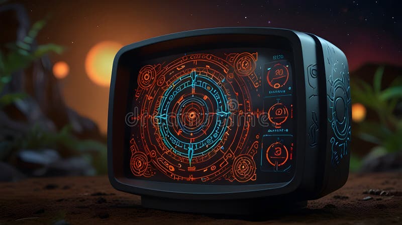 A Sci-fi HUD (heads-up Display) Incorporating Traditional Aboriginal ...