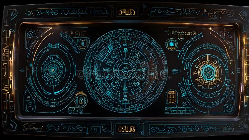 A Sci-fi HUD (heads-up Display) Incorporating Traditional Aboriginal ...