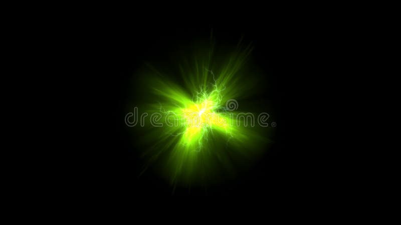 Sci-fi Hud Magic Explosion and Burning Dots and Particles in Circle ...