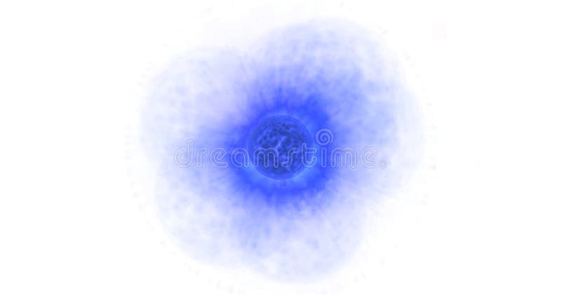 Sci-fi Hud Magic Explosion and Burning Dots and Particles in Circle ...