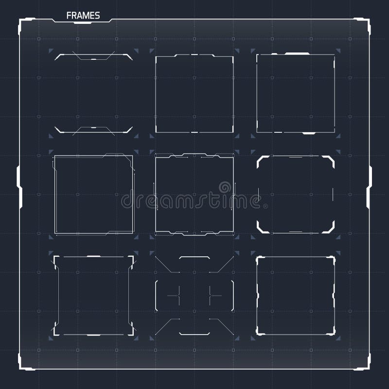 Square Frames Stock Illustrations – 50,645 Square Frames Stock ...