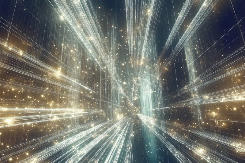 Sci-fi Illustration of String Theory Stock Illustration - Illustration ...