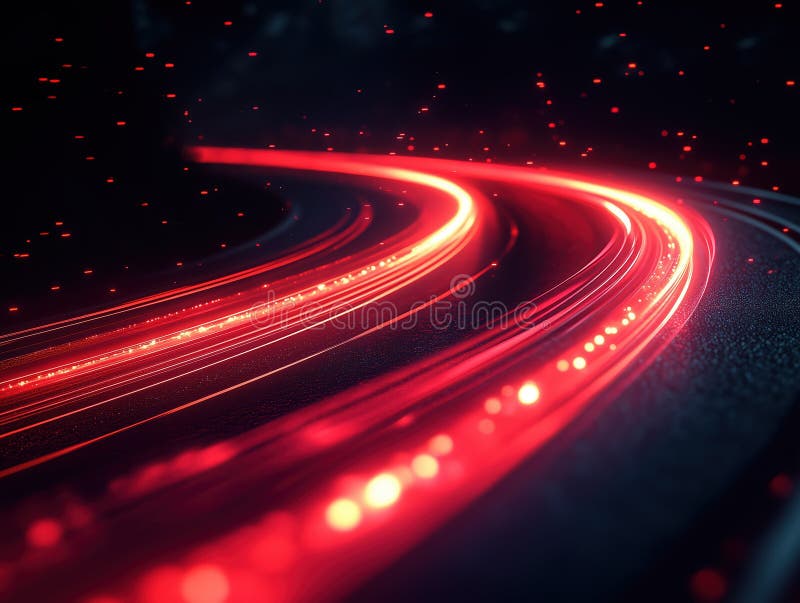 Sci-Fi Inspired Abstract Speed Effect Stock Illustration - Illustration ...