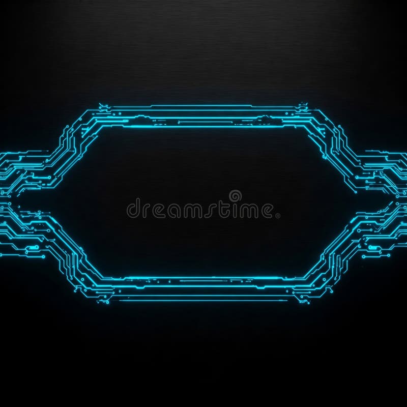 Cyber Aesthetic Circuit Design Stock Illustration - Illustration of ...