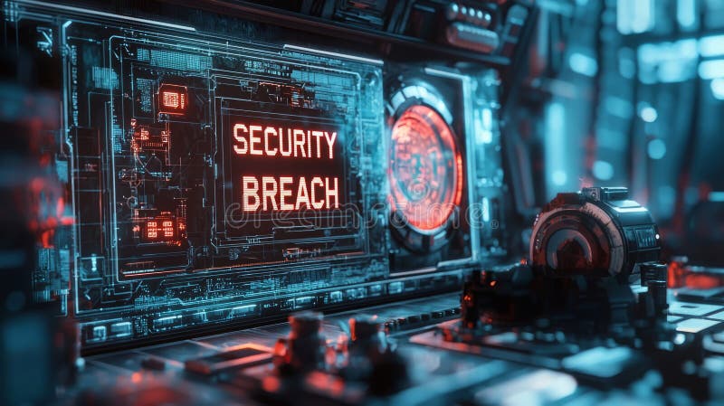 Ai Cyberattack Password Breach Stock Photos - Free & Royalty-Free Stock ...