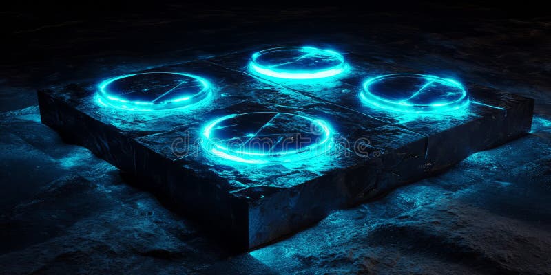 A Sci-fi Inspired 3D Background Featuring a Floating, Levitating ...