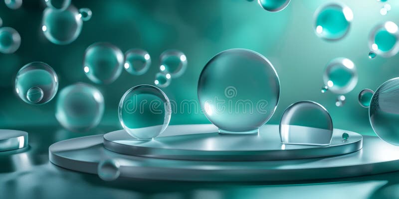 Sci-fi Inspired 3D Bubble Composition on Display Stock Photo - Image of ...