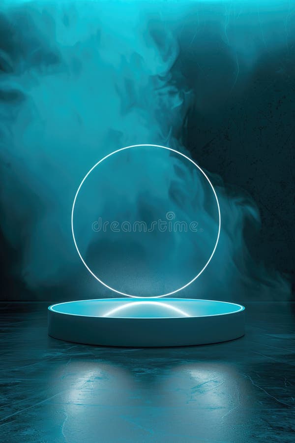 Sci-Fi Ring Circular Light stock photo. Image of effect - 371859554
