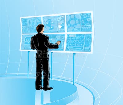 Control Room Operator Stock Illustrations – 363 Control Room Operator ...