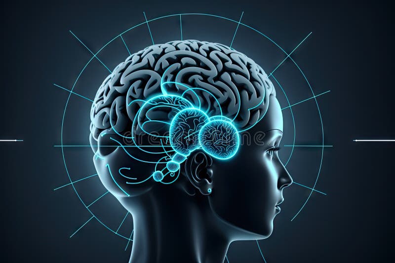 Human Brain As a Tree, Activity with Neuron. Neurology, Cognition ...