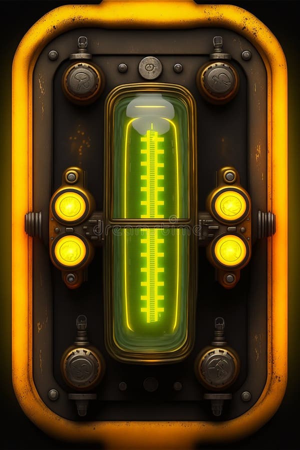 Sci-fi Technology Cyberpunk Interface Mechanical Device Indicator ...