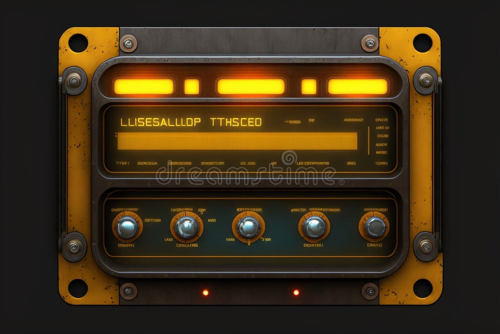 Sci-fi Technology Cyberpunk Interface Mechanical Device Indicator ...