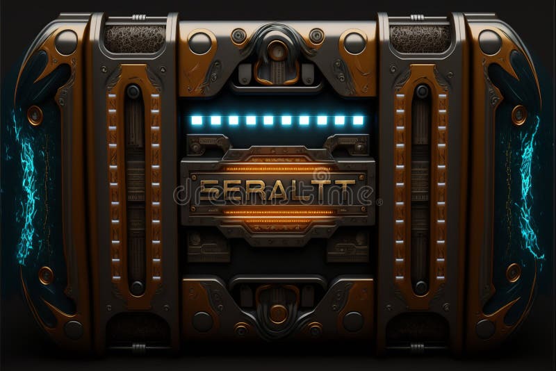 Sci-fi Technology Cyberpunk Monitor Interface Mechanical Device ...