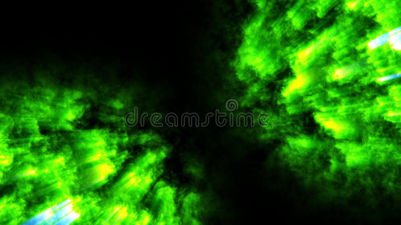 Sci-fi Theme with Light Rays. Burning Star from the Surface of Which ...