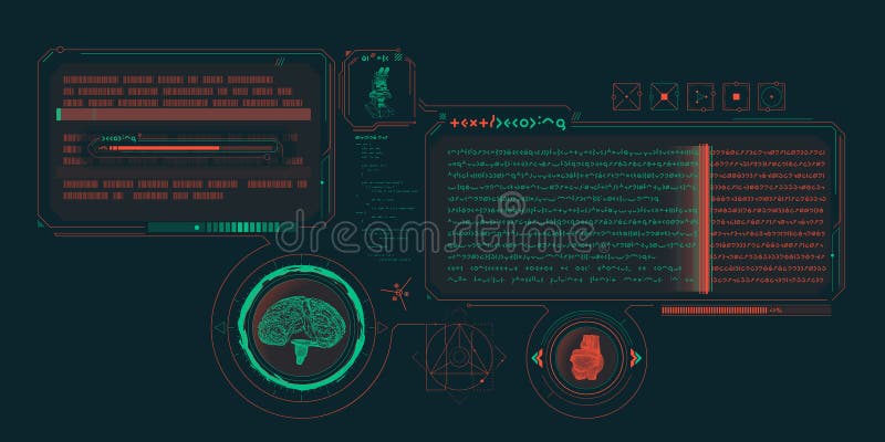 Exploration Interface by Sci-fi Infographics. Stock Vector ...