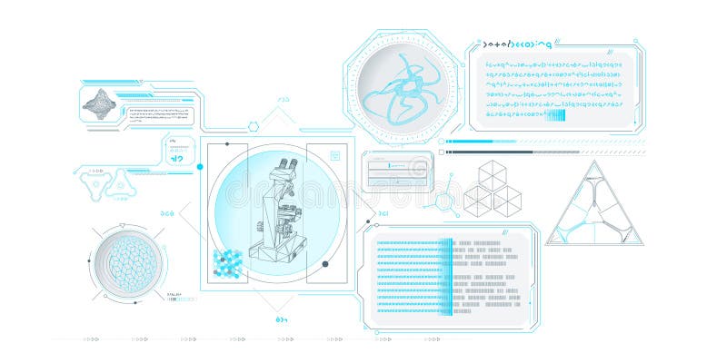 Exploration Interface by Sci-fi Infographics. Stock Vector ...