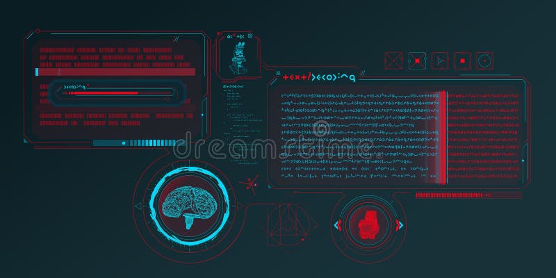 Exploration Interface by Sci-fi Infographics. Stock Vector ...