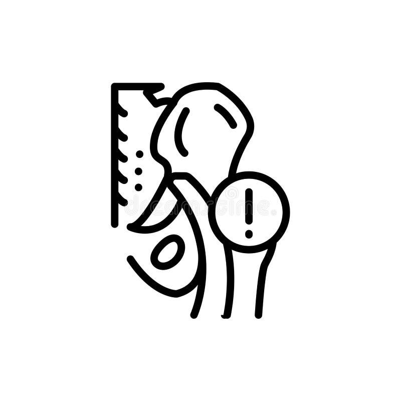 Sciatica Line Icon. Isolated Vector Element. Stock Vector ... Sciatica Line Icon. Isolated Vector Element. Stock Vector ...