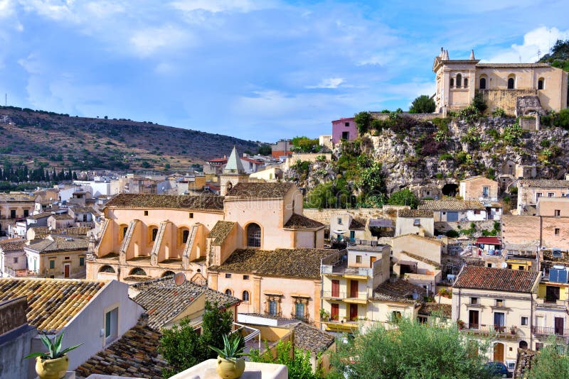 Scicli Sicilia Italia foto de archivo. Imagen de sicilia - 132947264