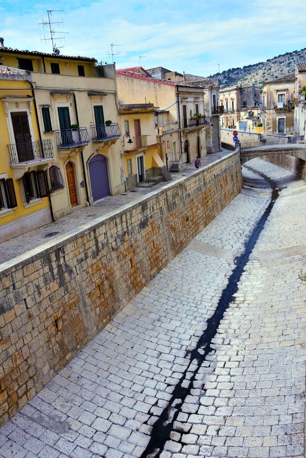 Scicli Sicily Italy editorial stock image. Image of ragusa - 132026359