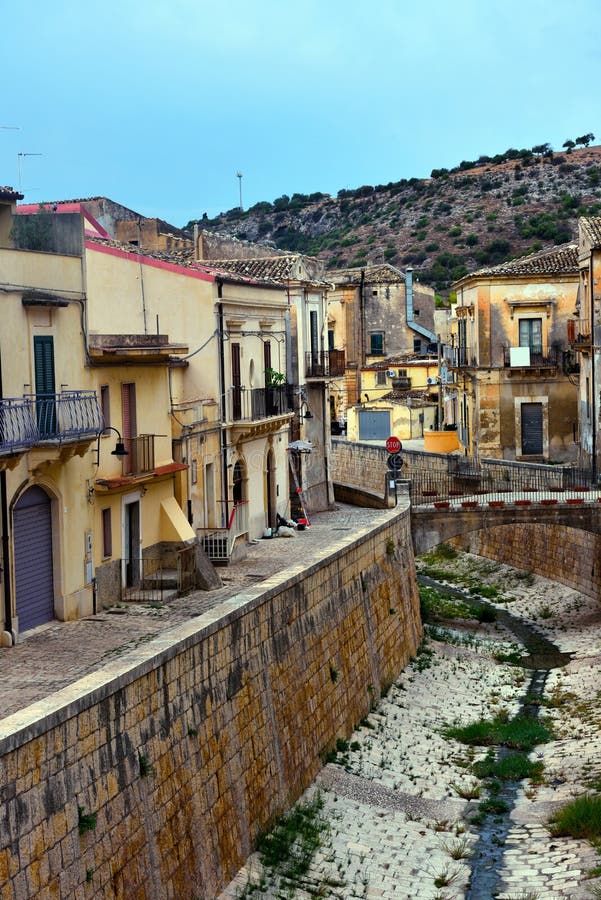 Scicli Sicily Italy stock image. Image of travel, architecture - 261435553