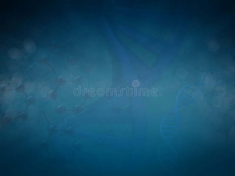 Science Abstract Background Stock Illustration - Illustration of cell ...