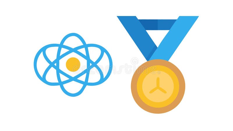 Science Achievement Medal, Academic Recognition, Vector Design ...