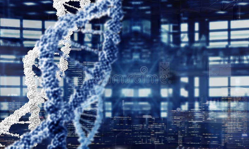 Biotechnology Conceptual Background Stock Illustration - Illustration ...