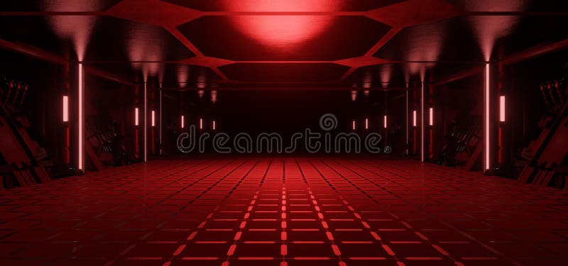 Science Background Fiction Interior Rendering Sci-fi Spaceship ...