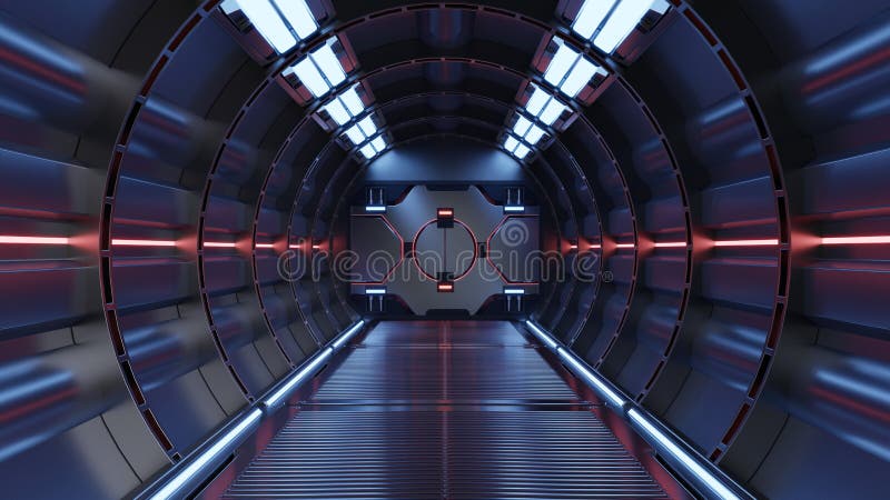 Science Background Fiction Interior Rendering Sci-fi Spaceship ...