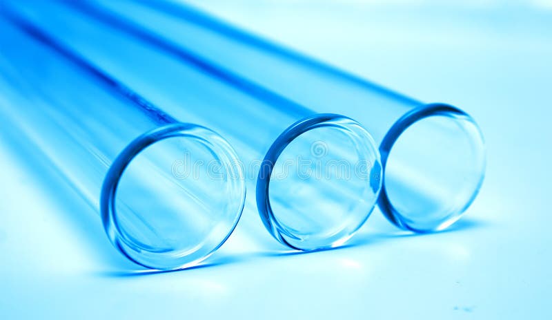 Blue Test Tubes stock photo. Image of biochemistry, medical - 10085538