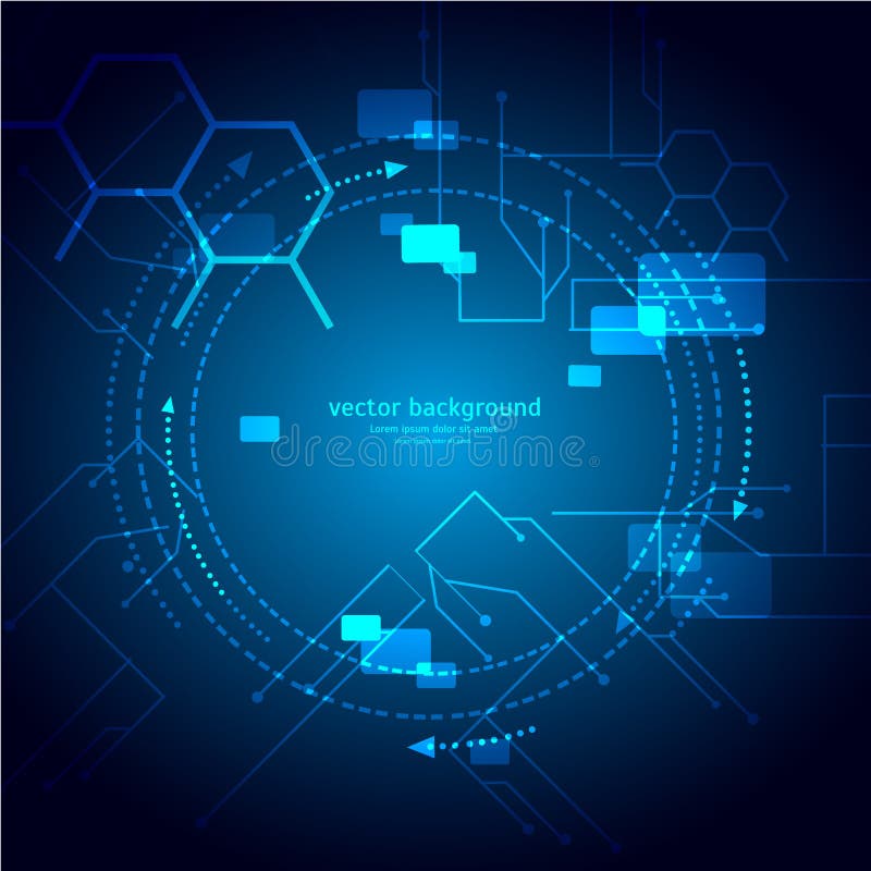 Science Background. Vector Illustration Stock Illustration ...