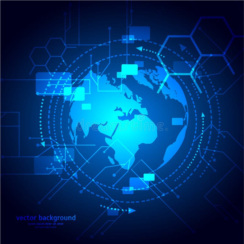 Science Background. Vector Illustration Stock Illustration ...