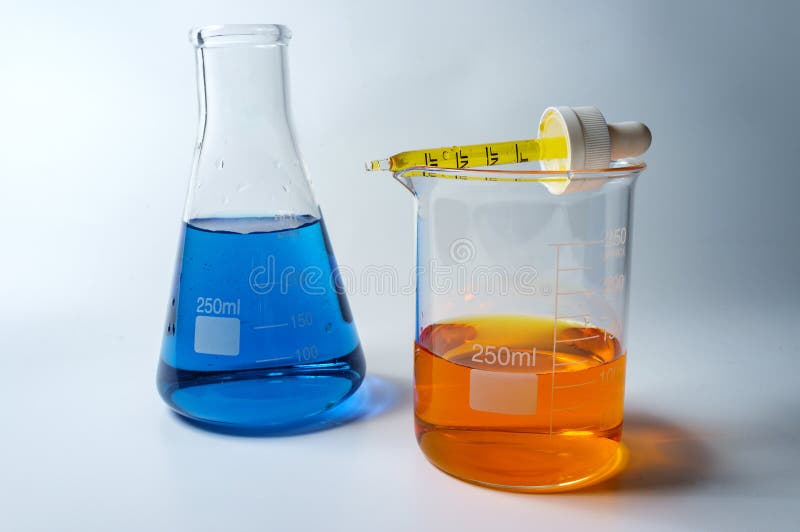 Science Beaker Experiment stock photo. Image of research - 203610734