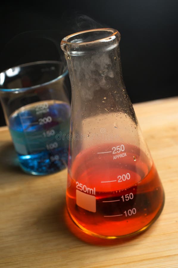 Science Beaker Experiment stock photo. Image of metric - 134820328