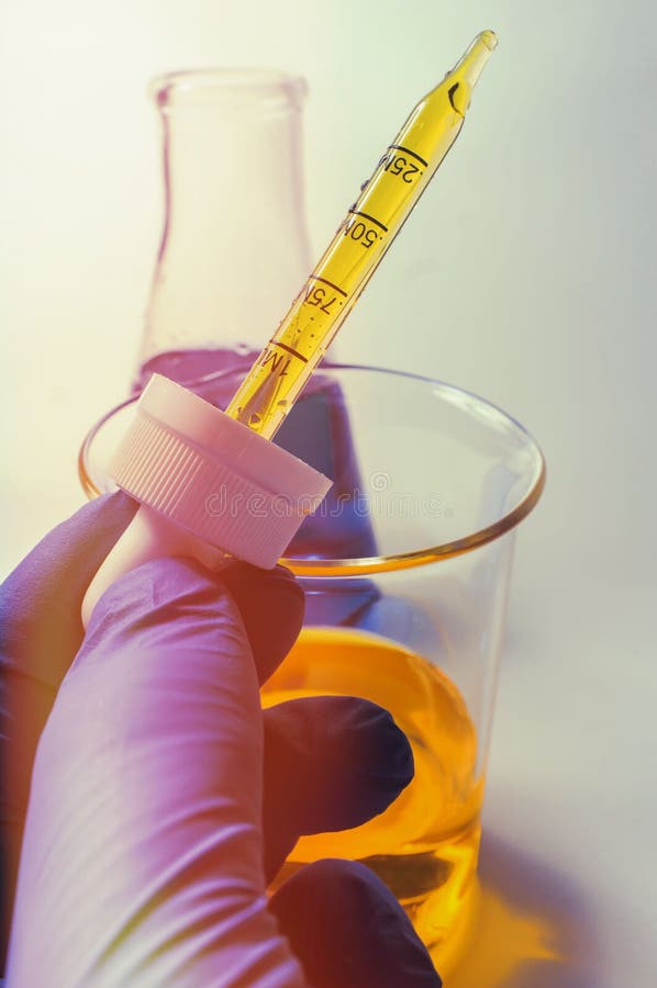 Science Beaker Experiment stock photo. Image of latex - 79393004