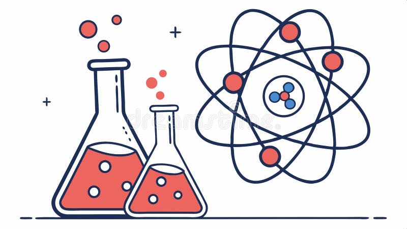 Science Beakers and Atom, Chemistry, Science Lab, and Scientific ...