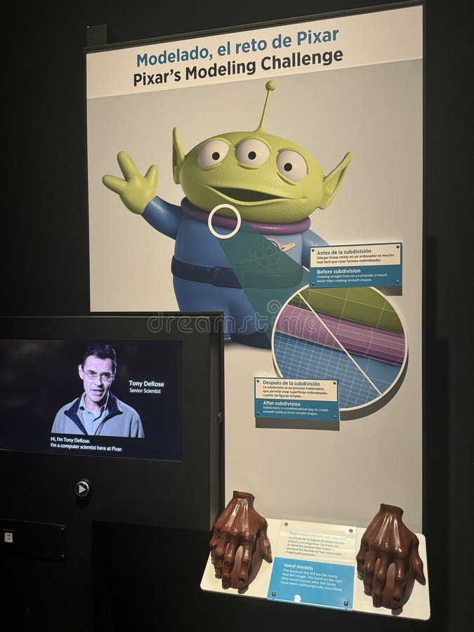 The Science Behind Pixar Exhibit at the CaixaForum, in Madrid, Spain ...