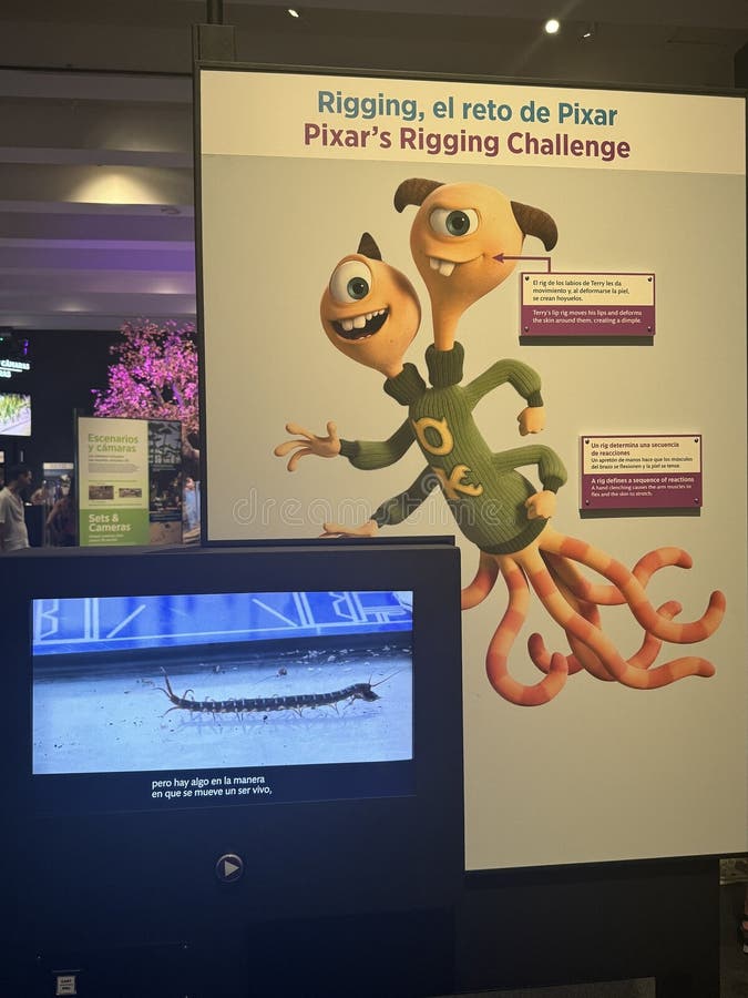 The Science Behind Pixar Exhibit at the CaixaForum, in Madrid, Spain ...