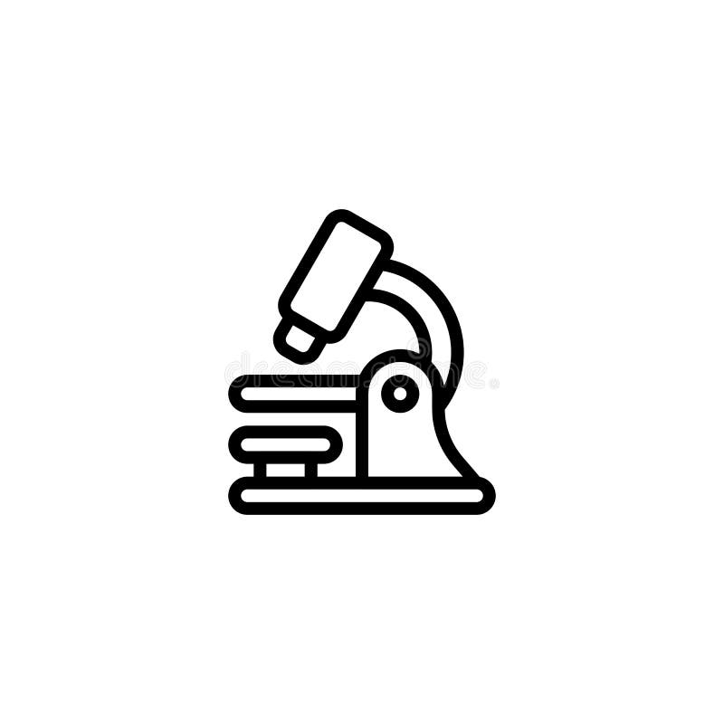 Science Biology Microscope Education Outline Icon, Logo, and ...