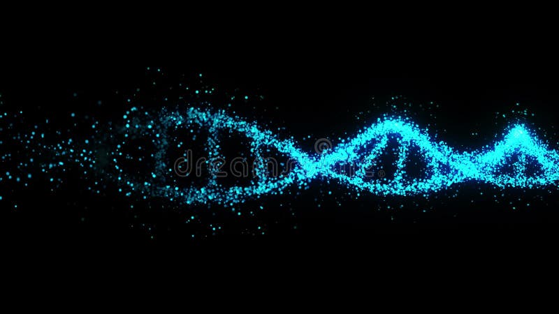 DNA Molecule Helix As a Symbol for Genetics Code. Medicine and ...