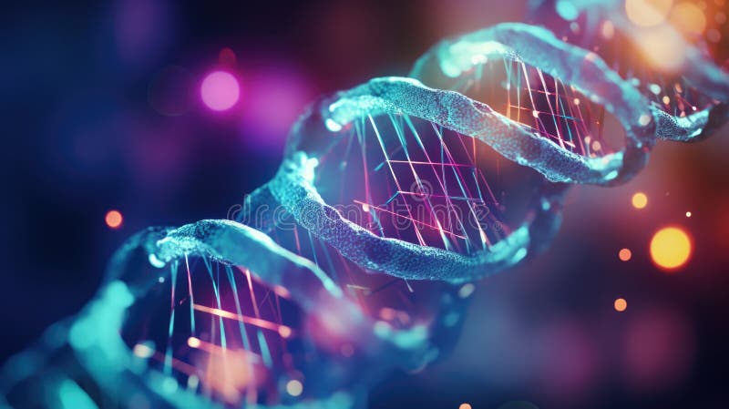 Science Biotechnology DNA Illustration and Abstract Illustration Stock ...