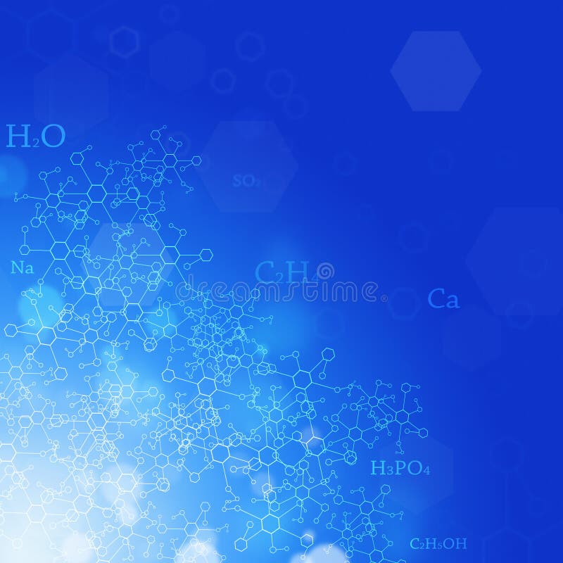 Science Blue Background stock illustration. Illustration of nano - 40918789